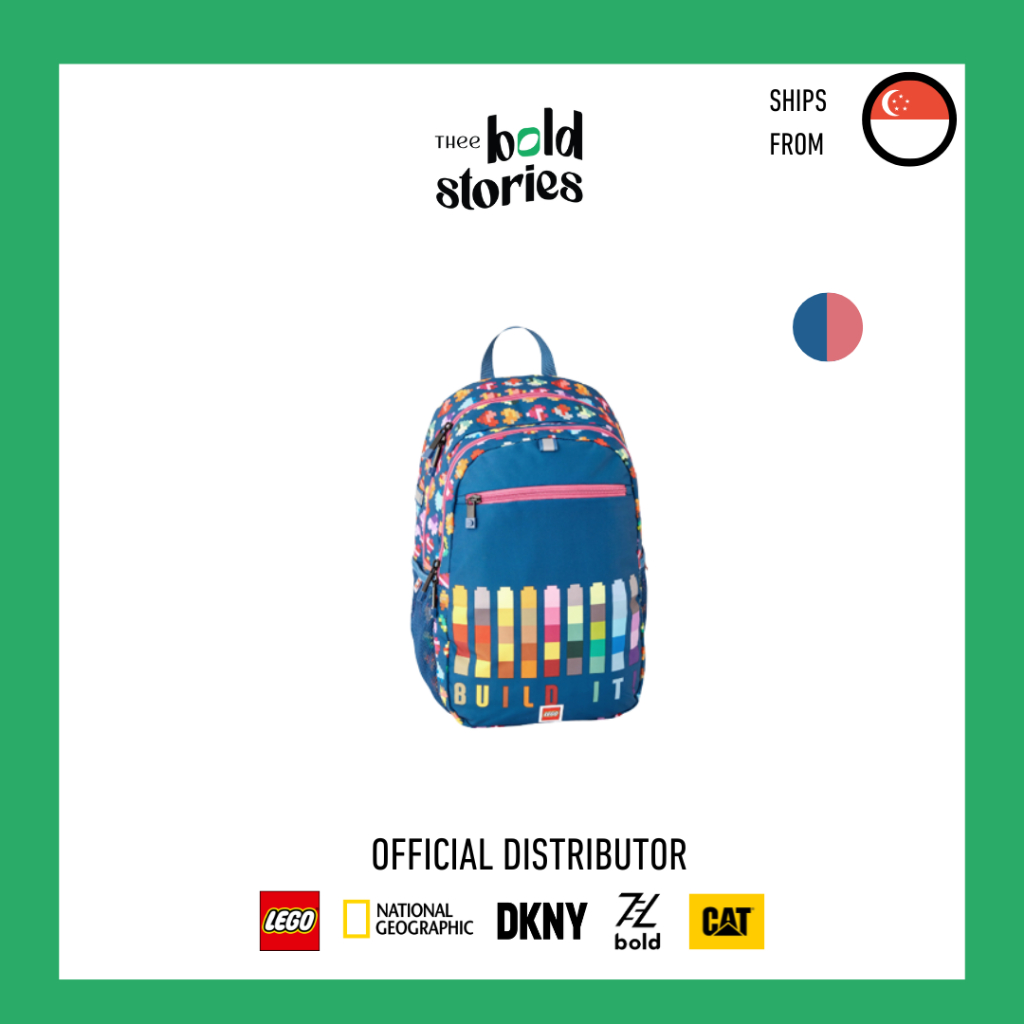 LEGO | Build It Back To School Extended Backpack (Small) | Shopee Singapore