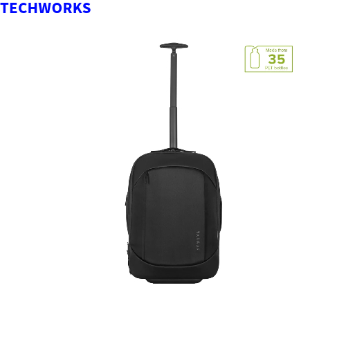 Targus EcoSmart® Mobile Tech Traveler Rolling Backpack 15.6'' Black ...