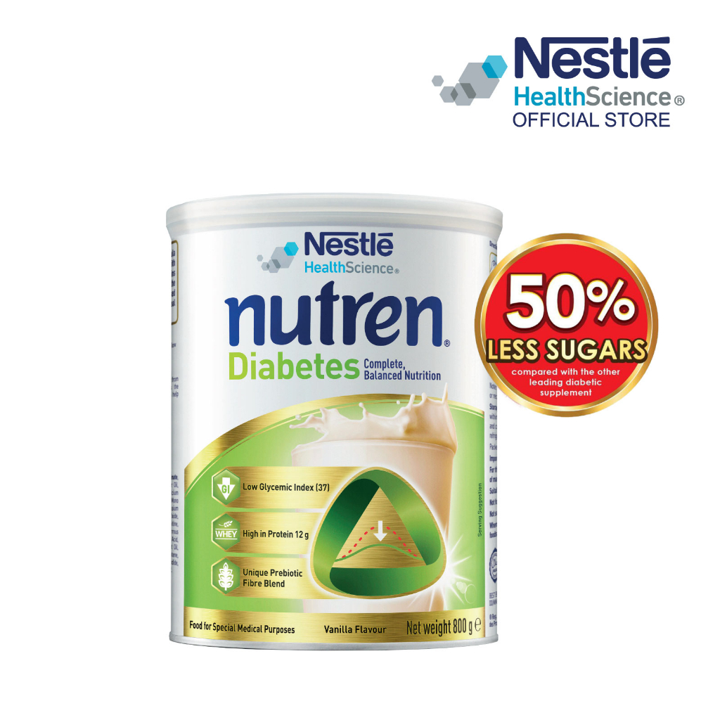 Nestle Nutren Diabetes Powder 800g | Shopee Singapore