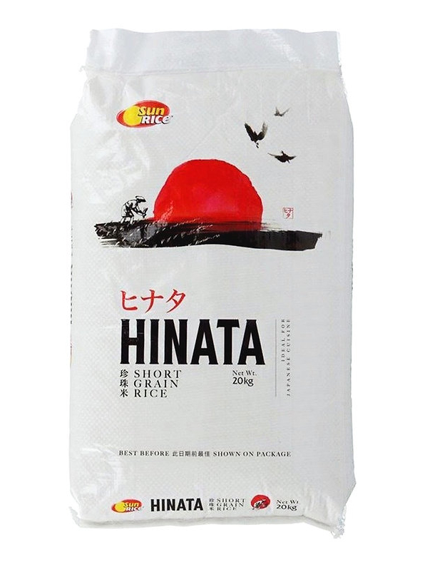 [Sunrice] Hinata Short Grain Rice - 20KG | Sushi Rice | Japanese Don ...