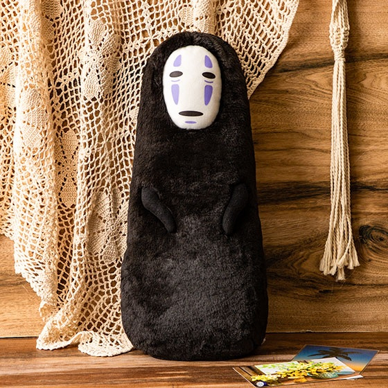 (SG Stock) Studio Ghibli Spirited Away Cushion Plush Doll Kaonashi No ...