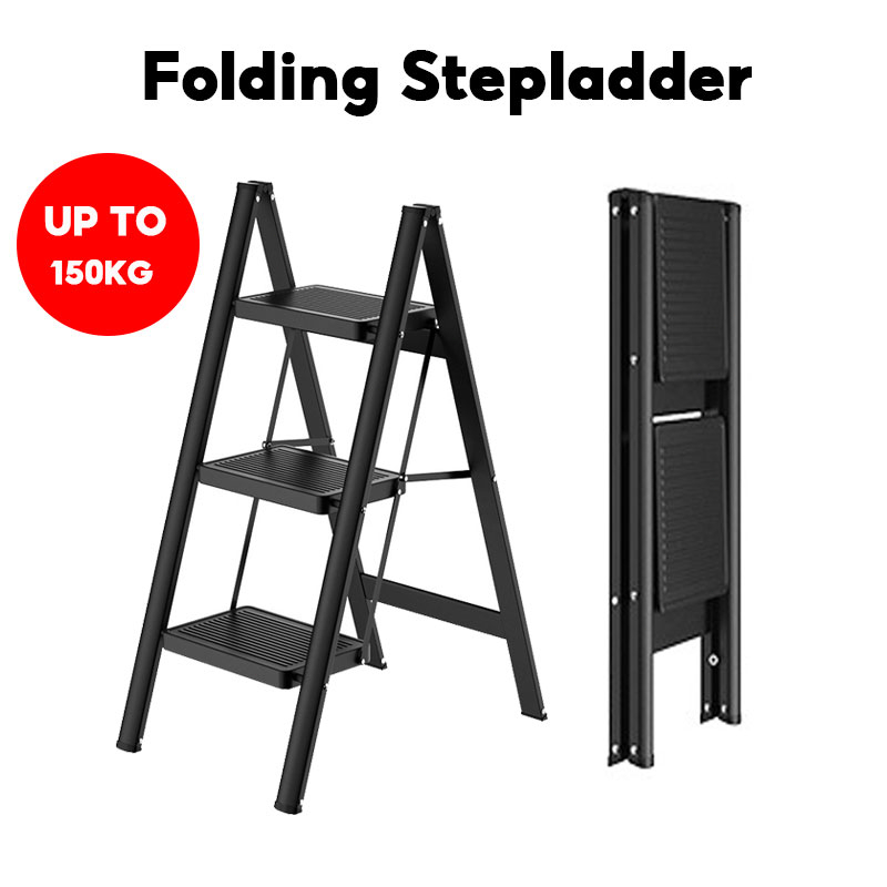 SG Stock EmmAmy Multifunctional step ladder foldable ladder for home ...