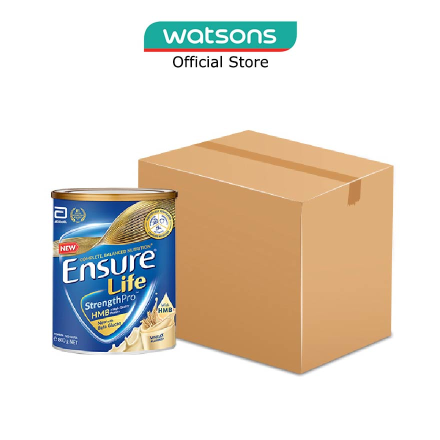ENSURE Life Hmb Strengthpro Wheat Carton (Supports Muscle Tissue And Growth) 12s x 800g | Shopee ...
