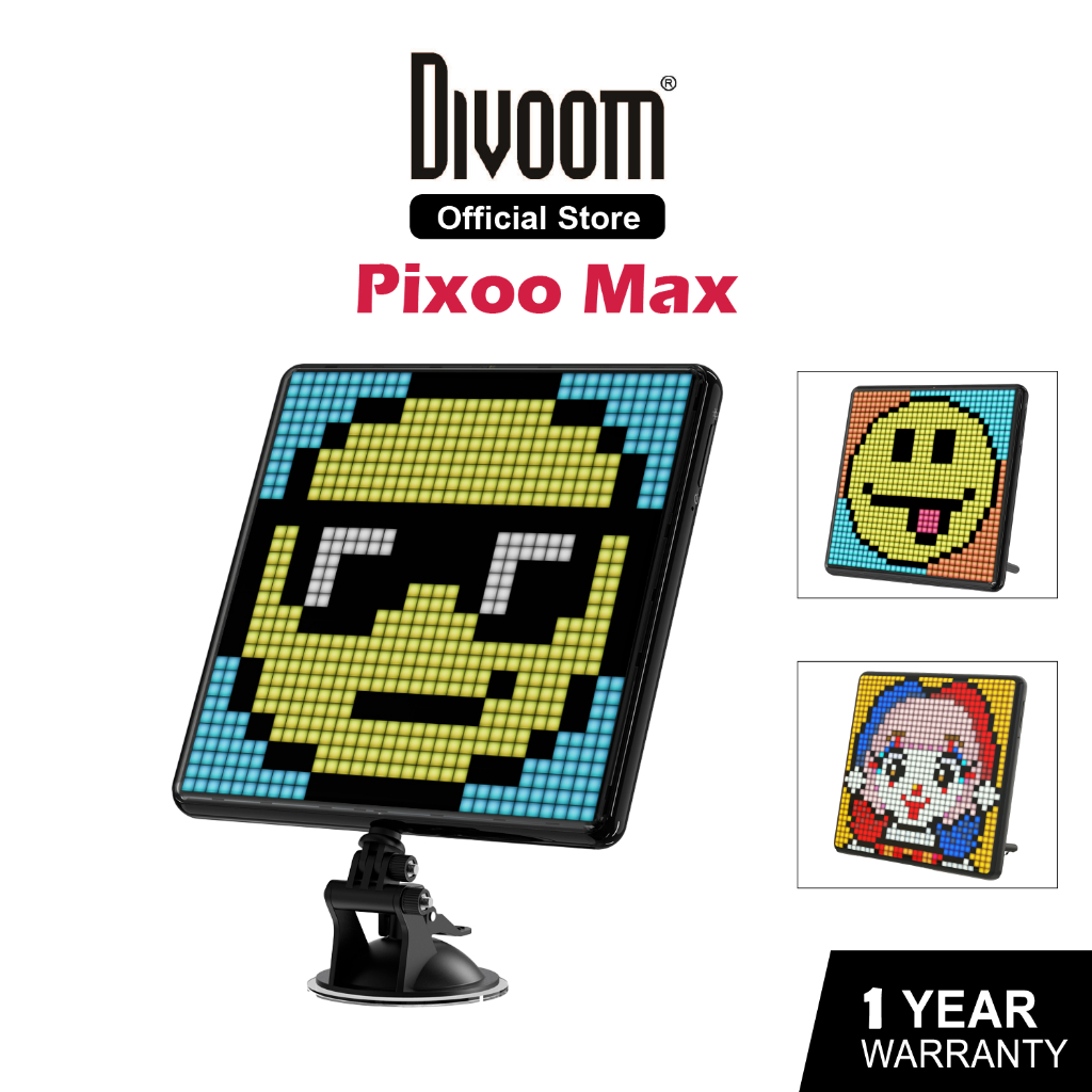 Divoom Pixoo Max with 32 x 32 Pixel Art Programmable LED Display | 1 ...