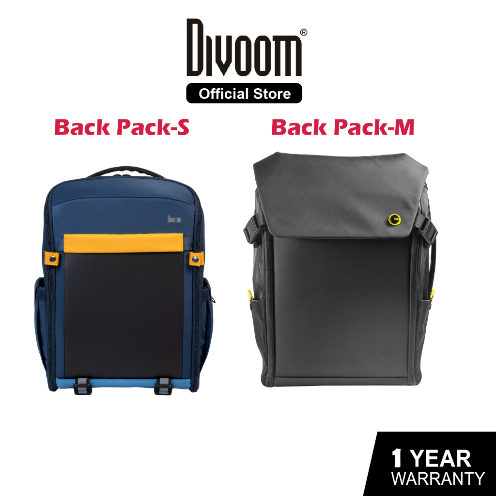 Divoom Pixoo Backpack-S & Backpack-M Waterproof with Multi-Compartments ...