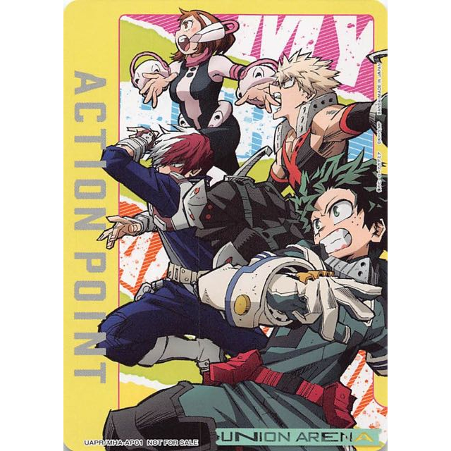 Japanese Union Arena UAPR/MHA-AP01 AP my hero academia Action Point ...