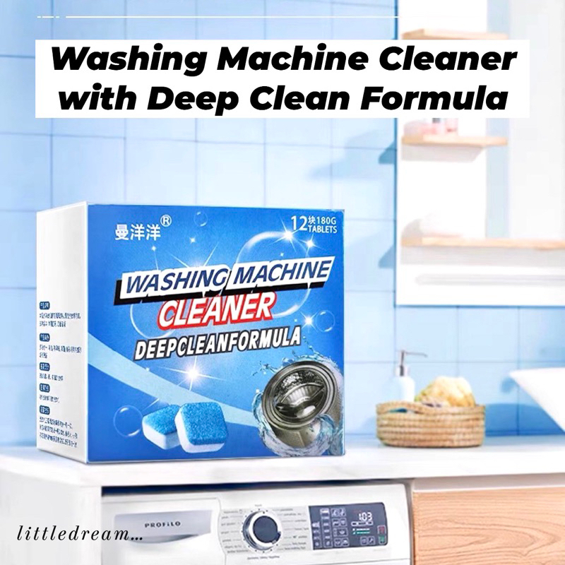 🇸🇬[SG Stock] Washing Machine Cleaner Effervescent Tablets Remove ...