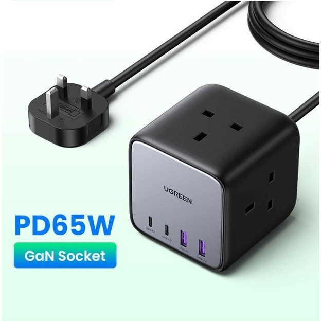 Ugreen GaN 65W USB C DigiNest Cube Power Cord 1.8m Fast Charge for ...