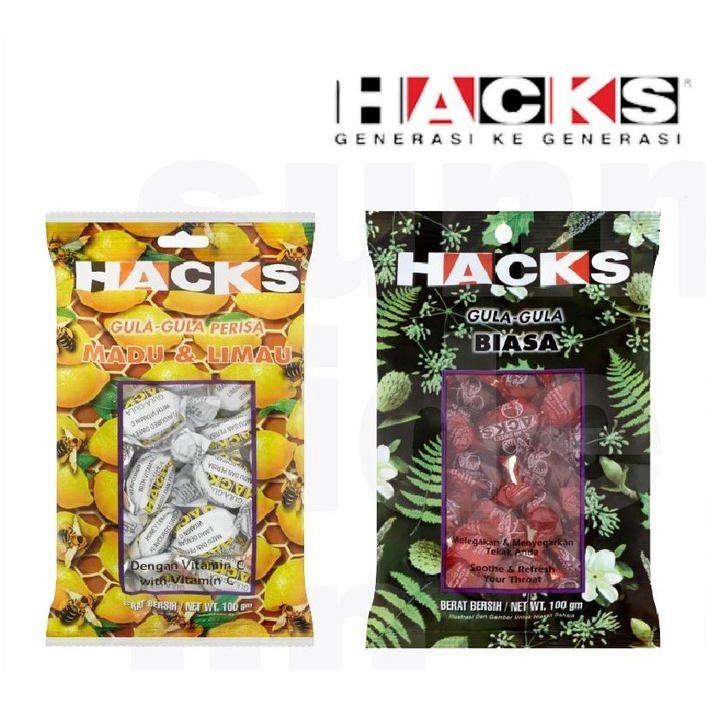 Hacks Original / Honey Lemon Cough Sweet | Shopee Singapore