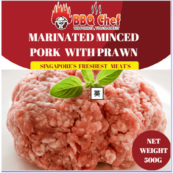 Marinated Minced Pork With Prawn 500G (Frozen Ready to Cook) | Shopee ...