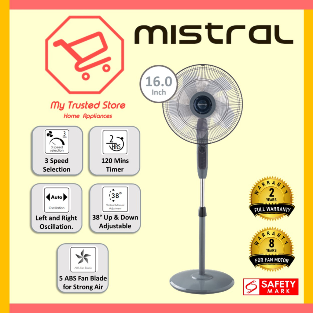 MISTRAL (MSF1633) 16" STAND FAN | Shopee Singapore