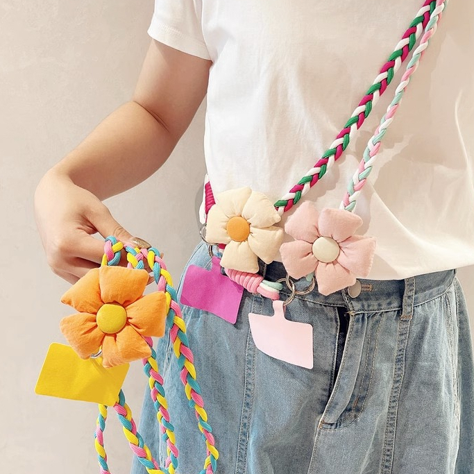 🌸SG SELLER🌸 Plush Toy Thick Handphone Crossbody Sling| Lanyard ...