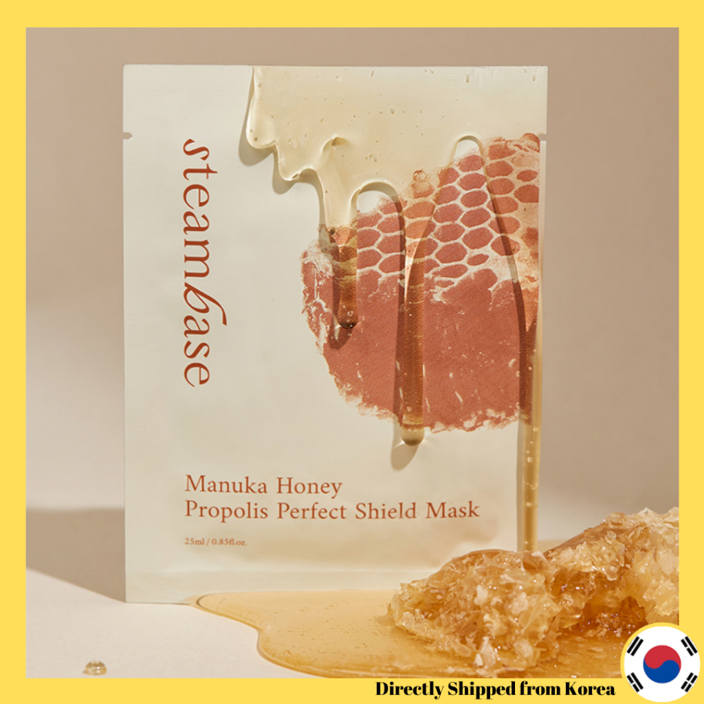 [Steambase] Manuka Honey Propolis Perfect Shield Mask 10pcs (Cooling, Moisturizing Dry Skin, Bio ...