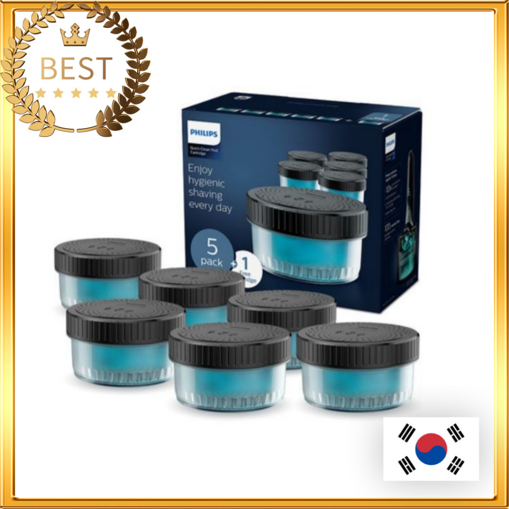 [PHILIPS] Quick Clean Pod Cartridge CC16/51 6 Pcs│S5000 S7000 S9000 For ...