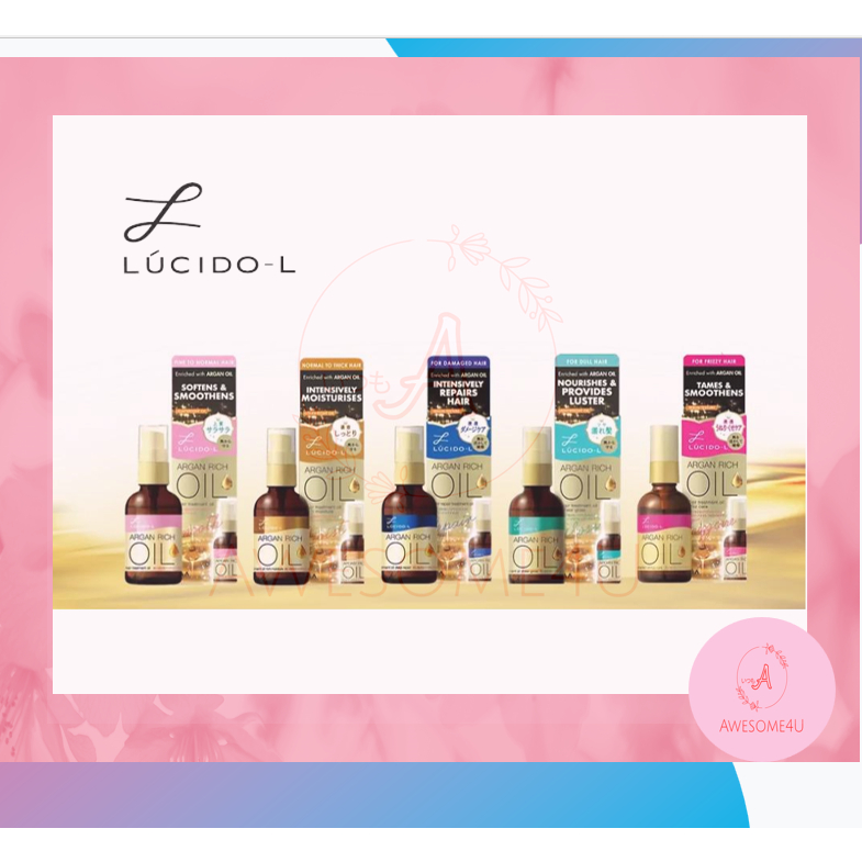 Lucido-L Argan Rich Oil Hair Treatment - 60ml | Shopee Singapore