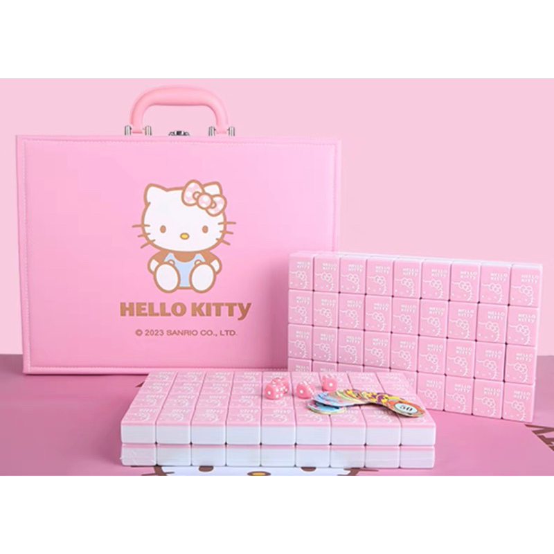 NEW Hello Kitty 2023 Mahjong Set Limited Edition SG Set Instock 156 ...