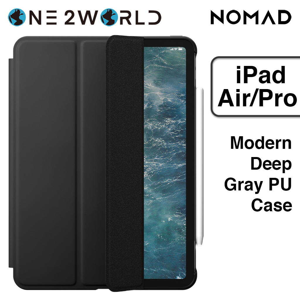 NOMAD Modern Deep Gray PU - Soft-touch Performance Polymer Case for ...