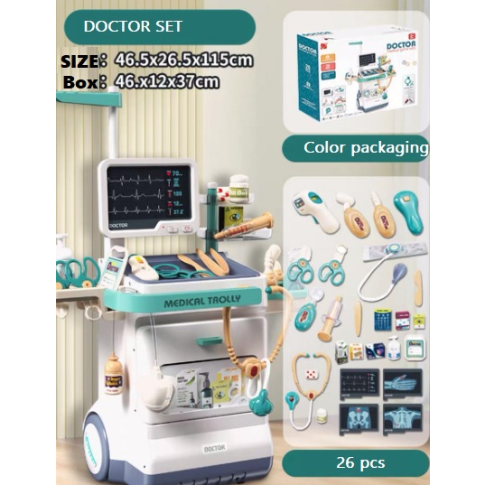 Pretend Play Doctor Toy Set for Kids Medical Kit for Toddlers ...
