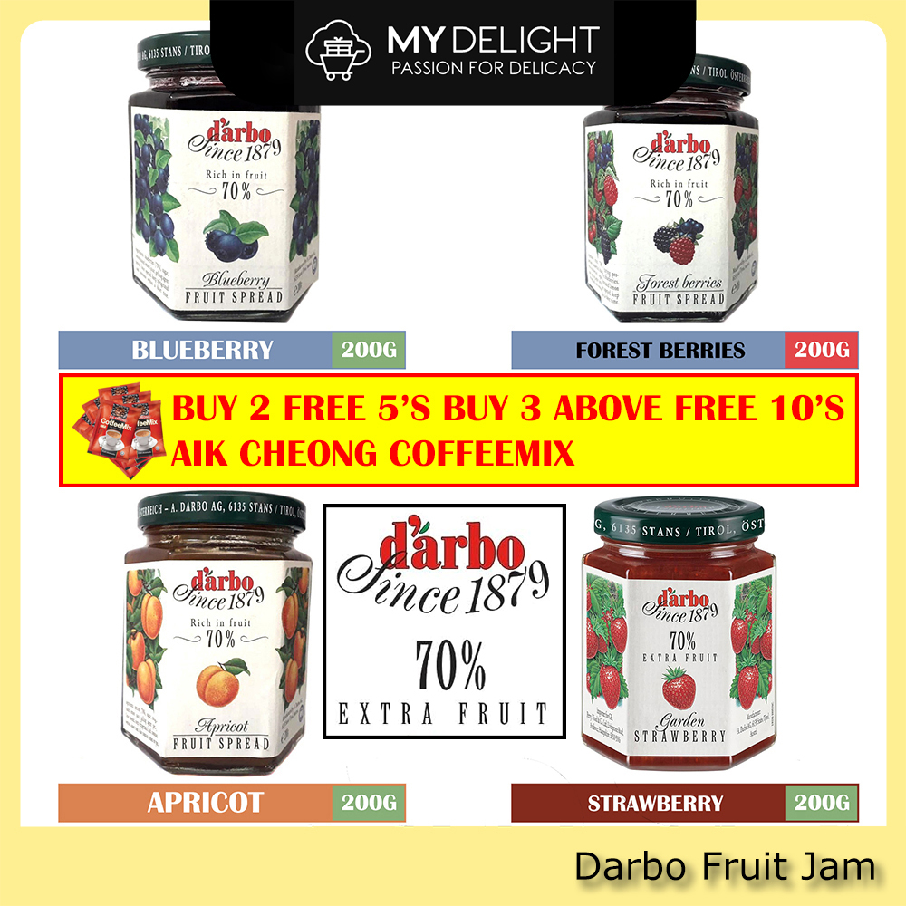 (200g) Darbo Forest Berries Blueberry Apricot Strawberry Double Fruit ...