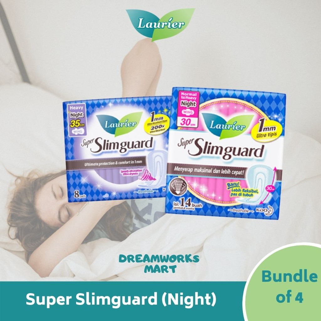 Laurier Sanitary Pads Super Slimguard / Relax Night / Pantyliner [Mix ...