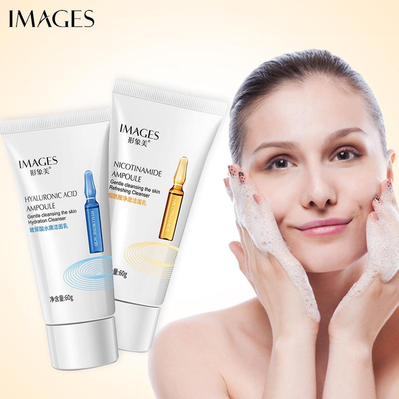 Images Hyaluronic Acid Ampoule Facial Wash Cleanser (60g) | Shopee Singapore