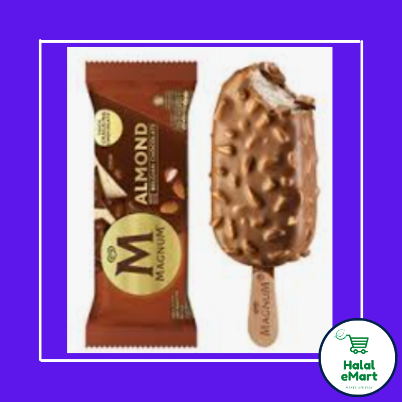 Halal Certified Magnum Ice Cream Single Regular Sticks (3 sticks for ...
