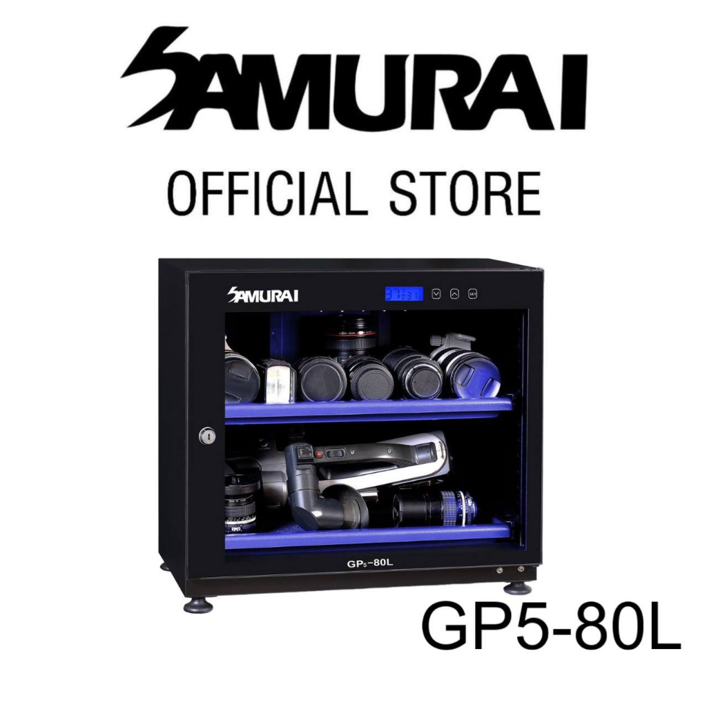 Samurai Dry Cabinet - GP5 - 80L- 5 Year Warranty | Shopee Singapore