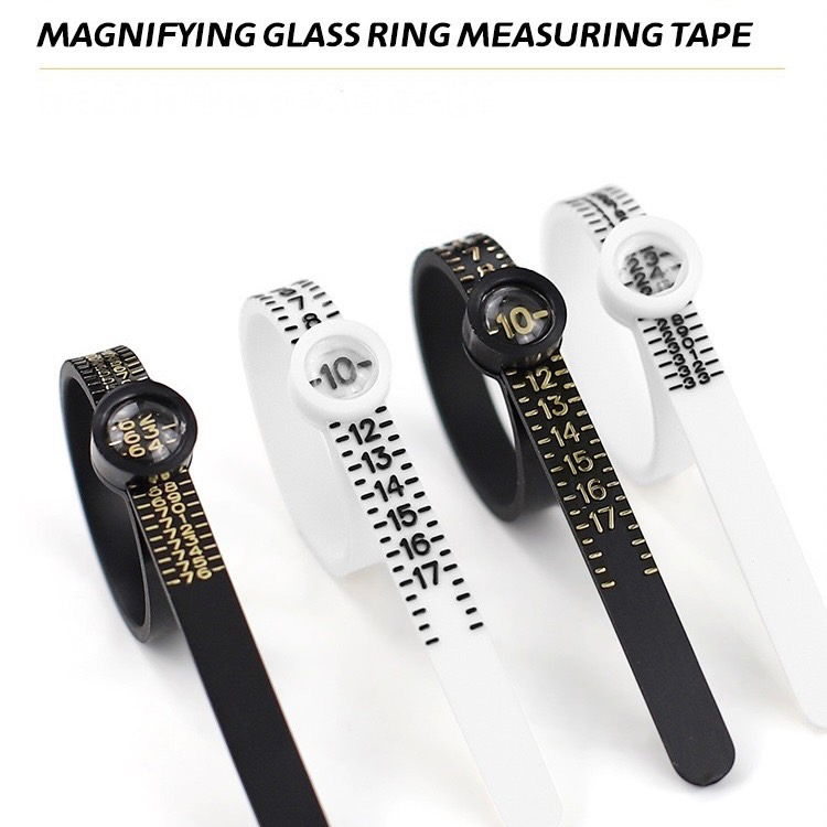 Ring Measurement Soft Ruler Ring Size Measurement Soft Ruler Magnifying ...