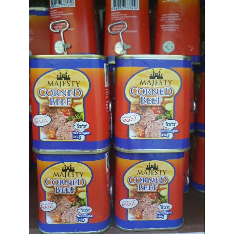 (Bundle Of 3) Majesty Corned Beef 340g Halal Can Beef Canned Beef Halal ...
