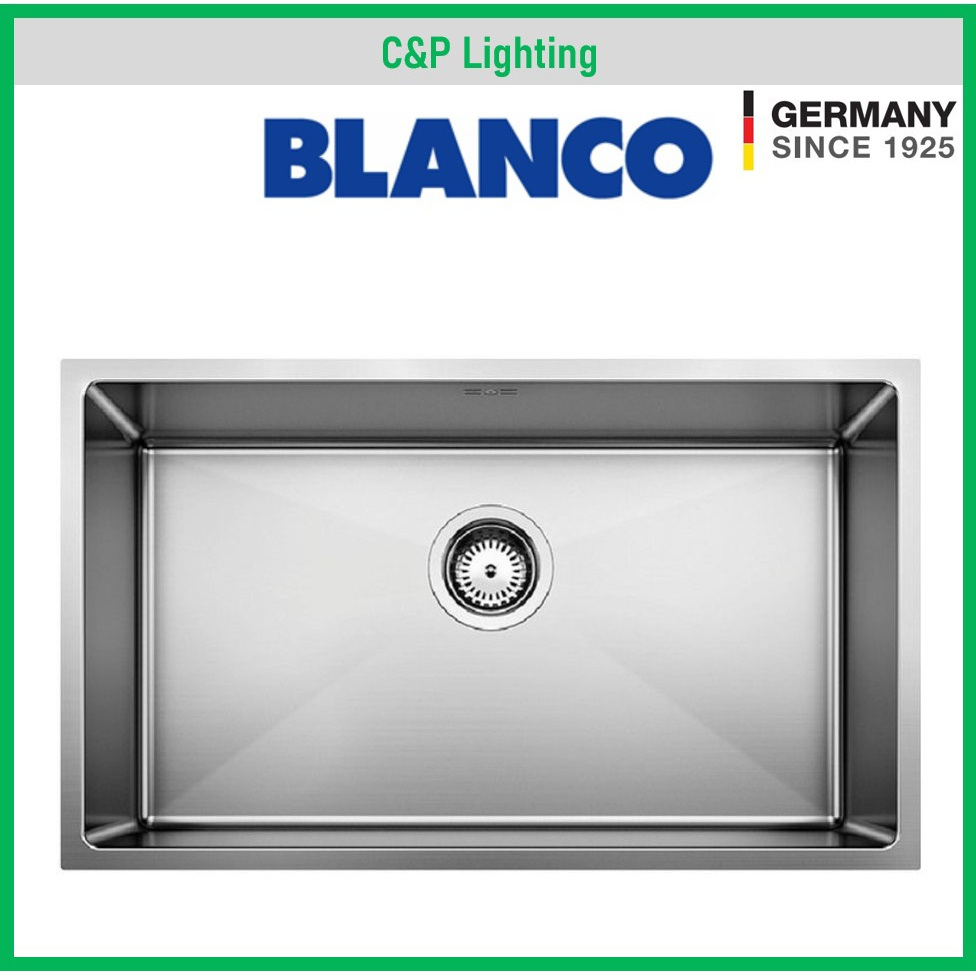 Blanco Quatrus 700-IU 74cm Undermount Stainless Steel Kitchen Sink ...