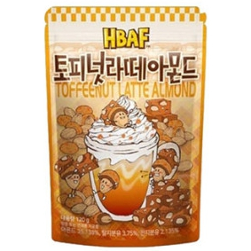 HBAF, Honey Butter Almond +22 Flavor /Lowest Price 100g~130g /Korean Seasoned Almond Snack ...