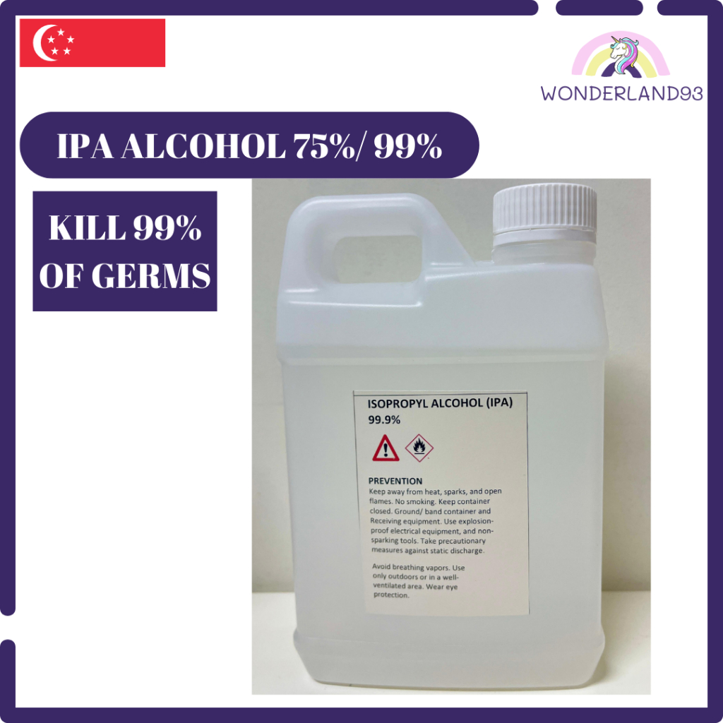 75% & 99% Pure Isopropyl Alcohol (IPA-Rubbing Alcohol) Sanitizer ...