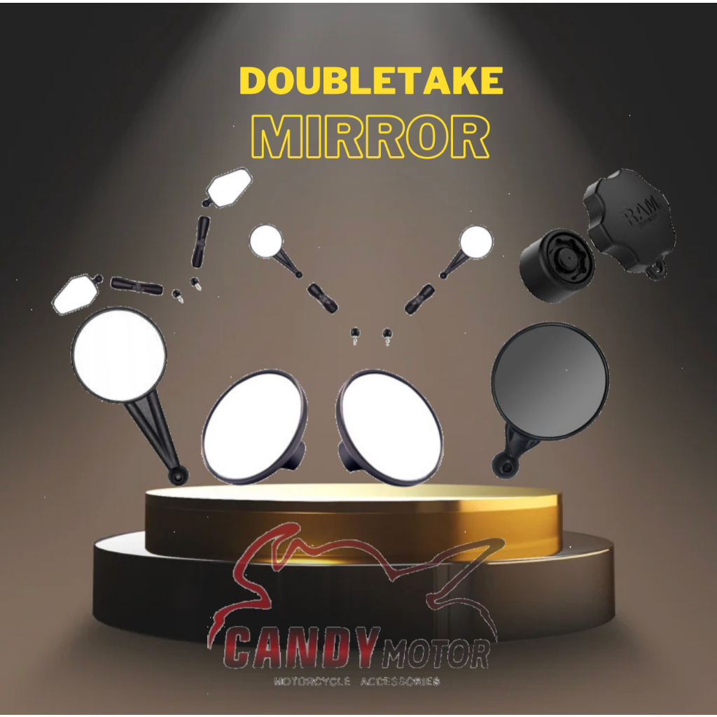 SG Seller 🇸🇬 DoubleTake Mirror Adventure/Enduro/Scrambler/Trail Mirror ...