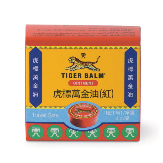 Tiger Balm Red Ointment, 4g/Tiger Balm White Ointment, 4g | Shopee ...