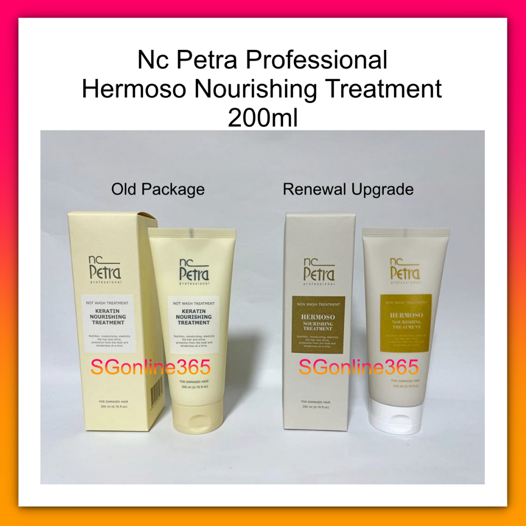 Nc Petra Professional Hermoso Nourishing Treatment 200ml new package (Renewal Upgrade) | Shopee ...