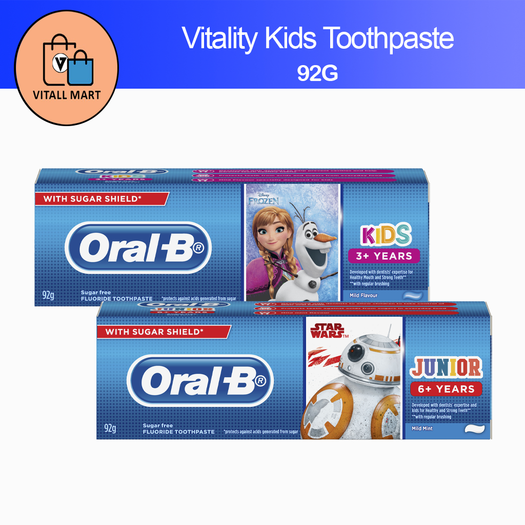 Oral-B Kids/Junior Toothpaste 92g | Shopee Singapore