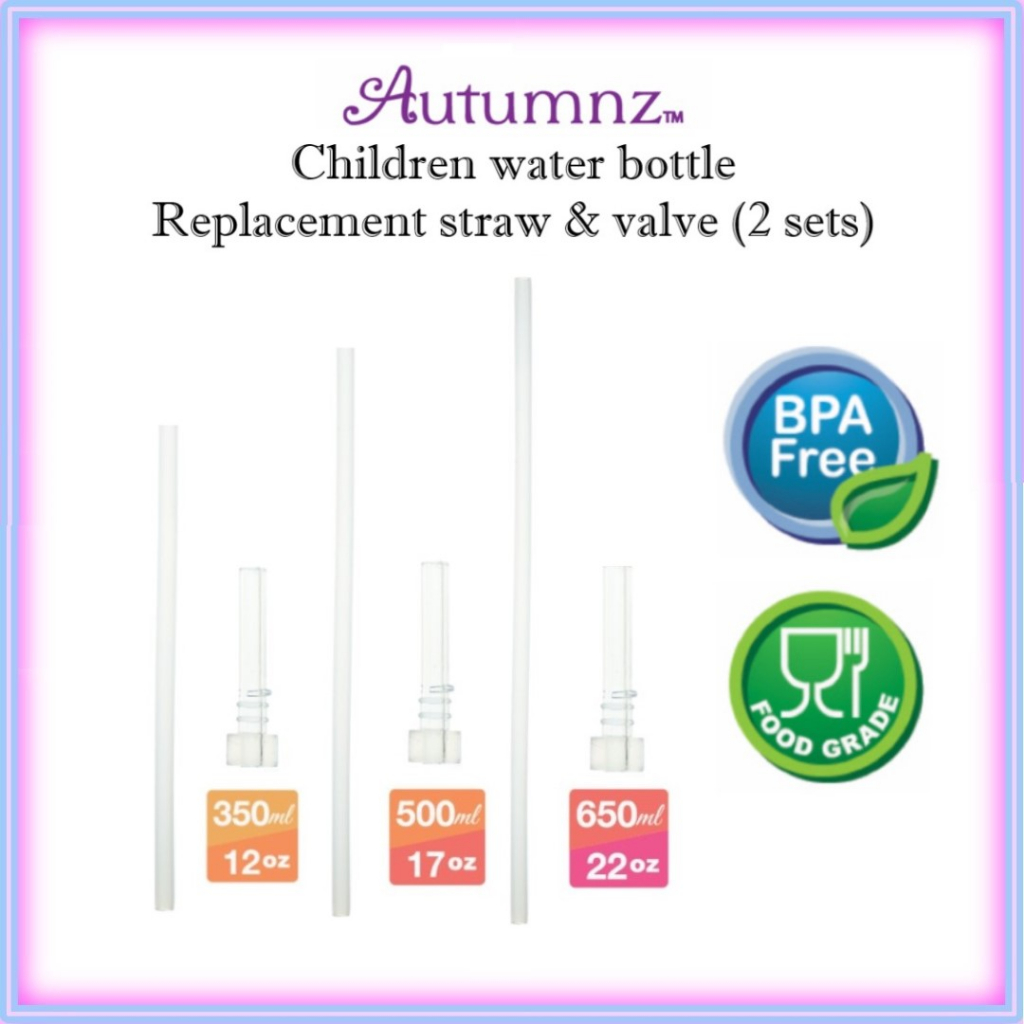 Autumnz Replacement Straw & Valve *Flip Top Straw Children Kids Water ...
