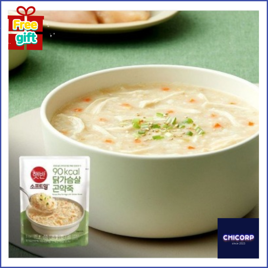 KOREA DIET FOOD CJ Hatban Soft Mill Chicken Breast Konjac Porridge ...