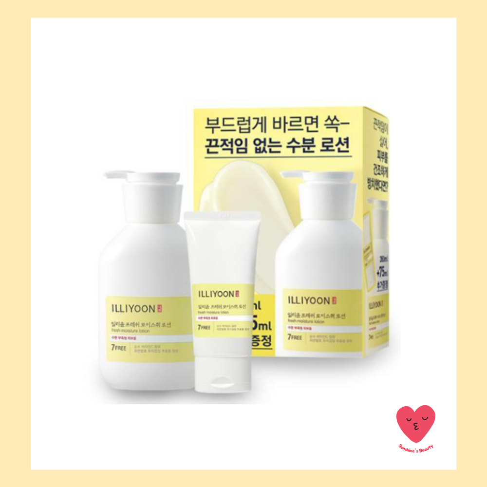 [ILLIYOON] Fresh moisture body lotion 350ml(+75ml) | Shopee Singapore