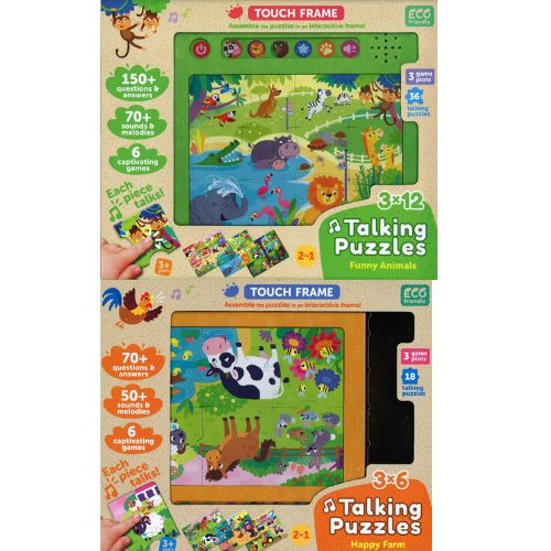 Talking Puzzle: Happy Farm/Funny Animals (Northparade) | Shopee Singapore