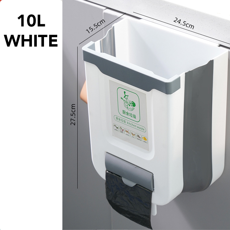 Foldable Hanging Trash Bin Collapsible Creative Dustbin Space Saving ...