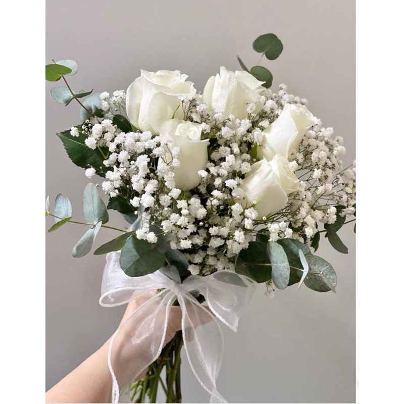 [FREE Delivery] Petite Bridal Bouquet | Roses Bridal Bouquet | Wedding ...