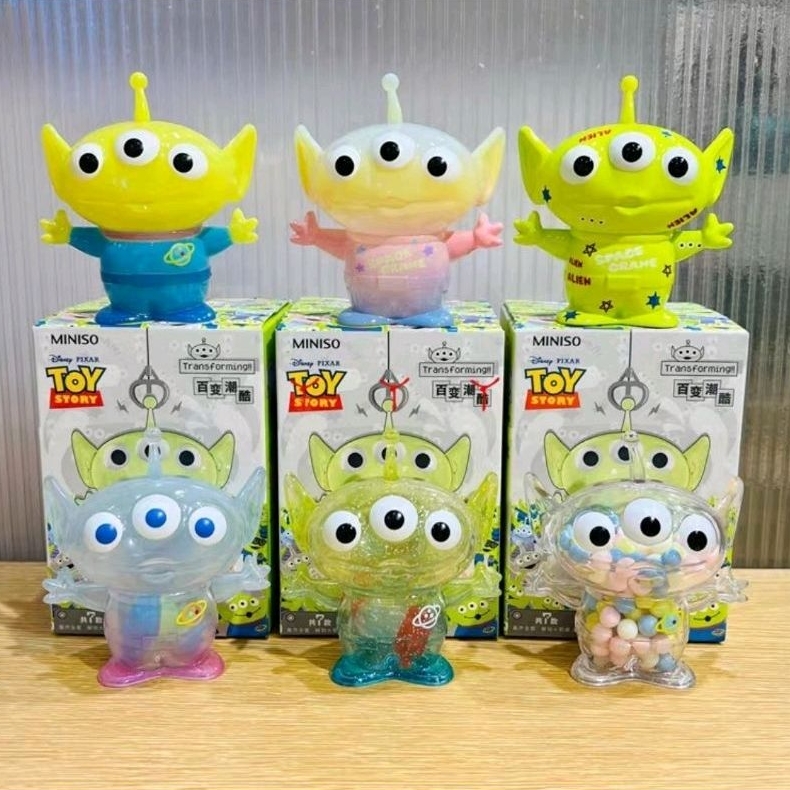 🇸🇬 Blind Box Disney Pixar Toy Story Alien Transforming Figurine Display ...