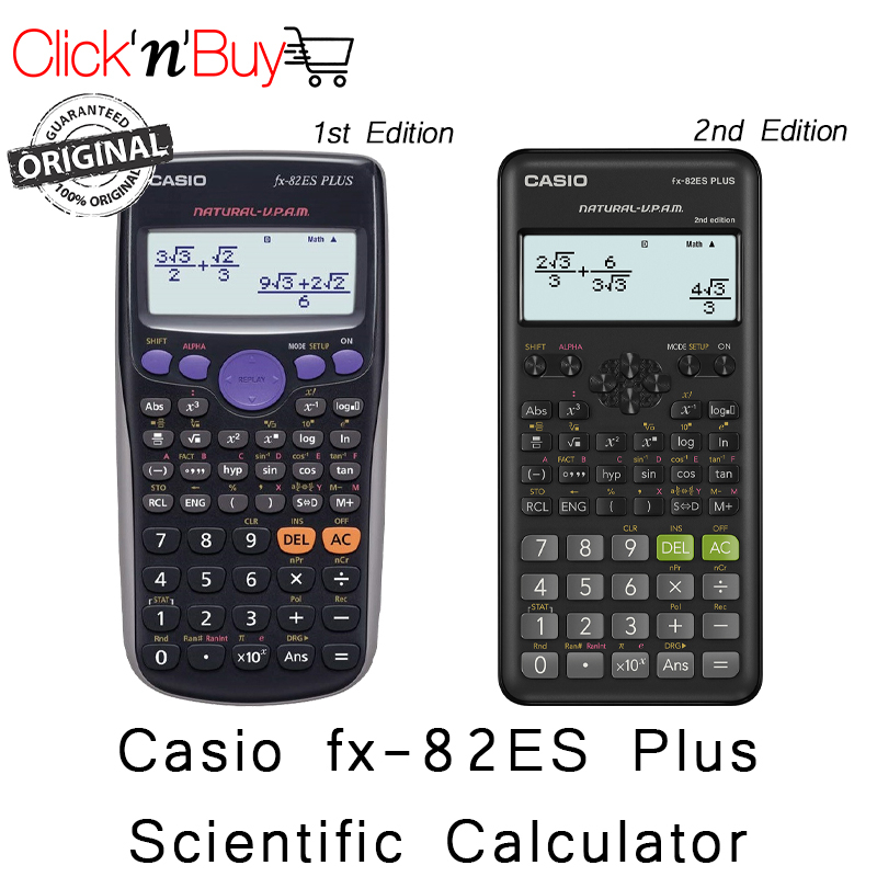 Casio fx-82ES PLUS Scientific Calculator. 252 Functions. Full Dot ...
