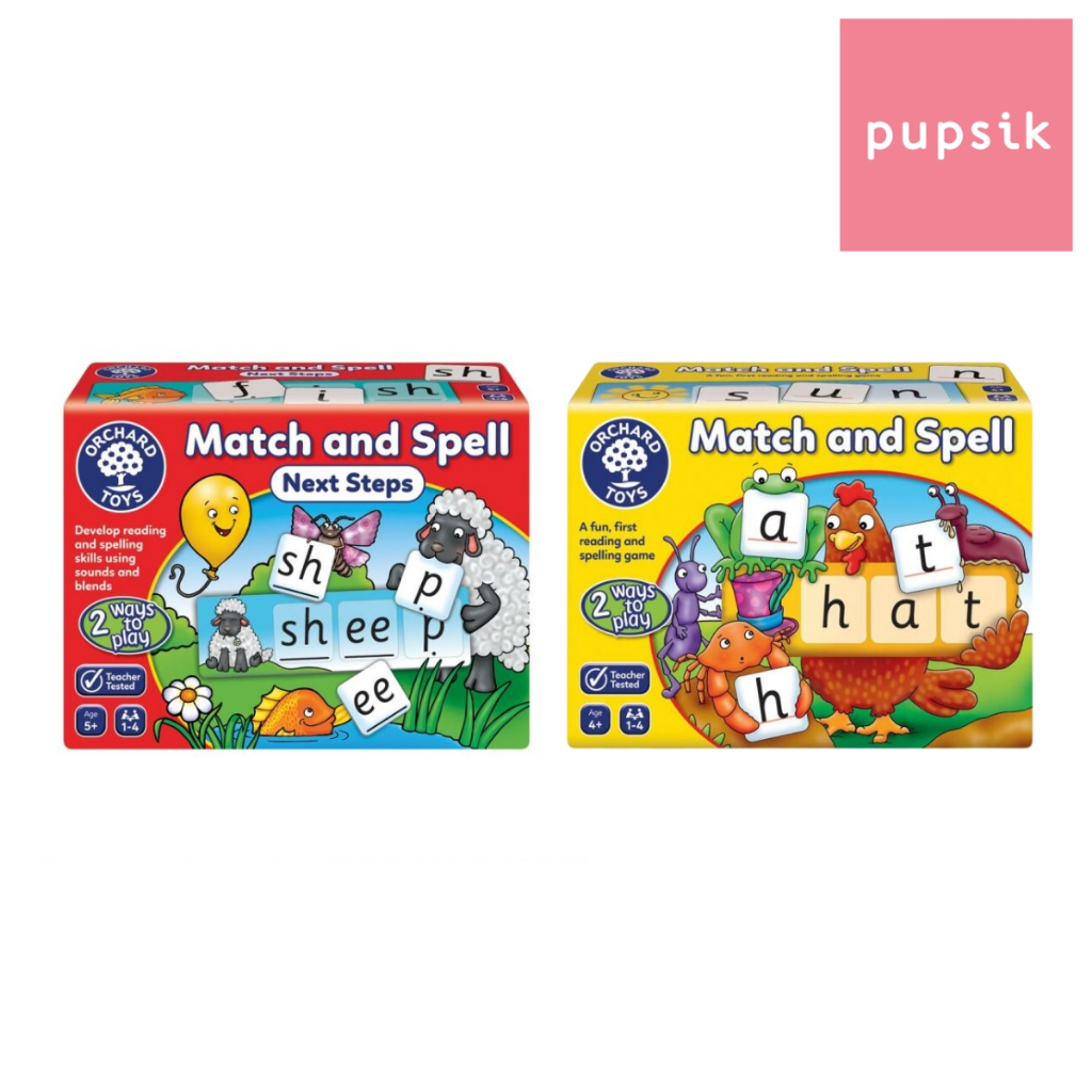 Orchard Toys Match And Spell Game (2 Titles) | Shopee Singapore