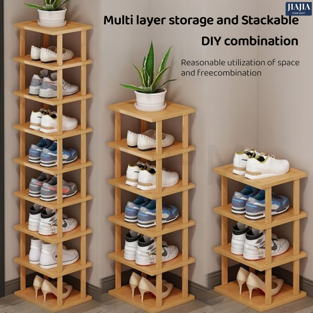 DIY Stackable Shoe Rack Multi-Layer Storage Free Combination Outdoor ...