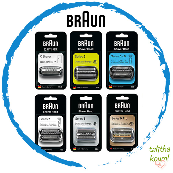 [Braun] Electric Shaver Replacement Head Braun Series X /Series 3 ...