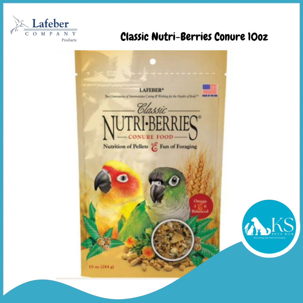 Lafeber Conure Nutri-Berries 10oz Parrot Bird Food Diet | Shopee Singapore