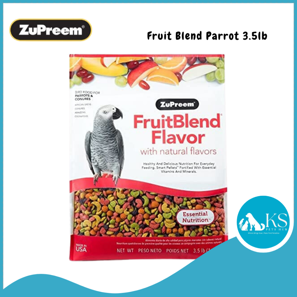 Zupreem Fruit Blend Parrot Bird Feed | Shopee Singapore