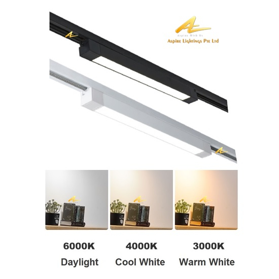 Track Light Linear LED Tracklight Rectangle Long Track lighting Diffuse ...